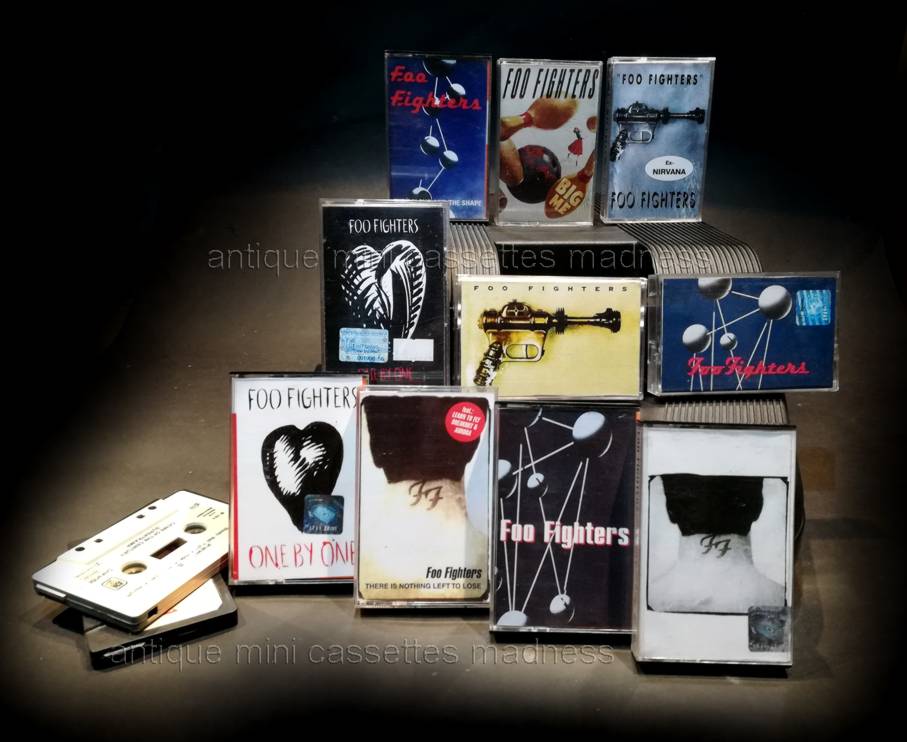 Vintage compact audio cassette collection - Audio tape - mini-cassette