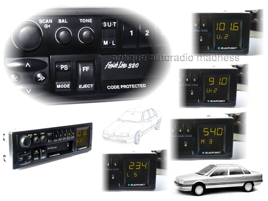 Autoradio Blaupunkt RENAULT Finish Line 320