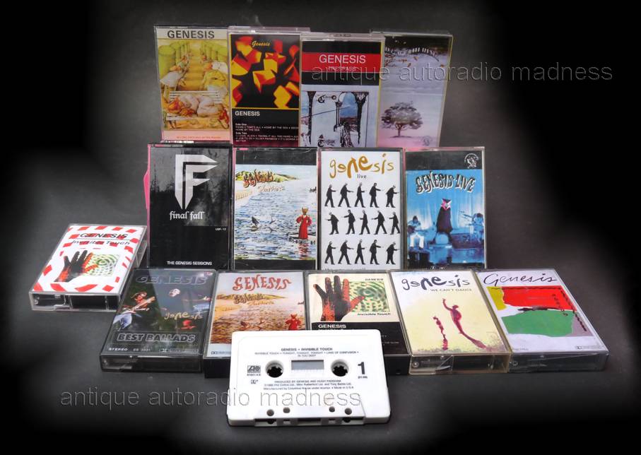 Vintage audio cassette collection - Genesis