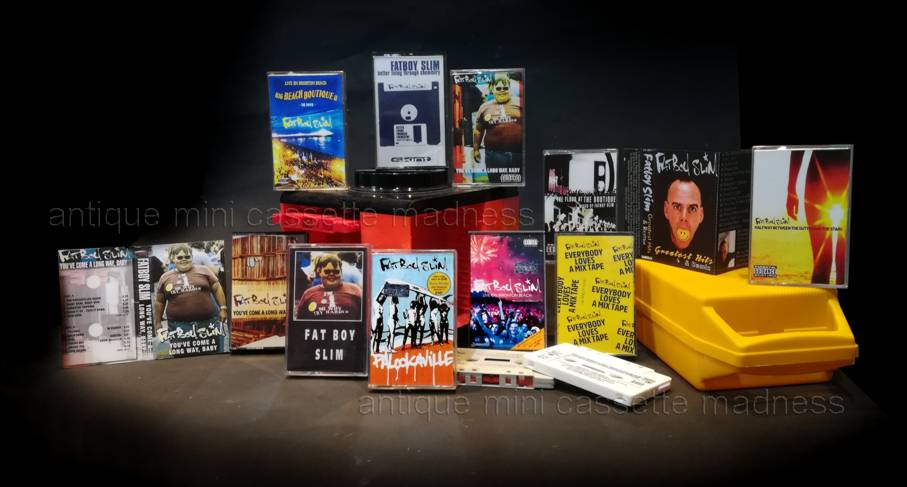 Vintage compact audio cassette collection - Audio tape - mini-cassette