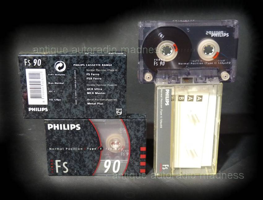 Audio tape, mini cassette PHILIPS - 1989-90