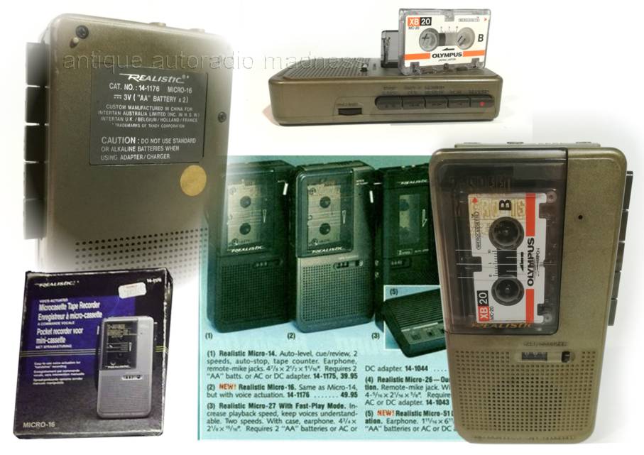 Old school and vintage audio tape cassette deck