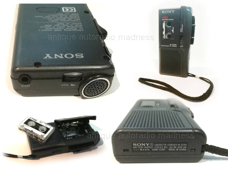 Old school and vintage audio tape cassette deck