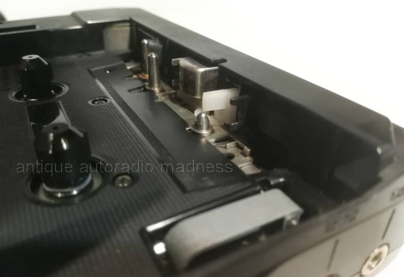 Old school and vintage audio tape cassette deck