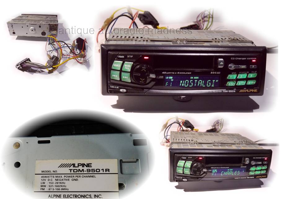 Vintage Alpine Car Stereo For Sale at Paulette Flores blog