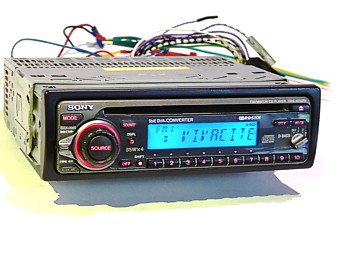 Sony vintage car radio 1999